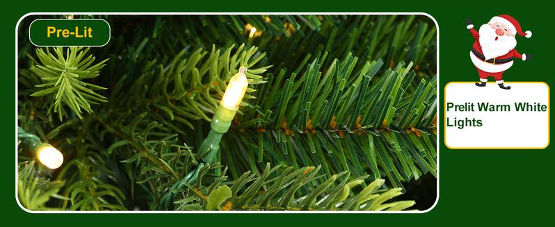 【Local Delivery】Clearance Sale 6/7.5/9 FT Artificial PE+PVC Fir Greet ...