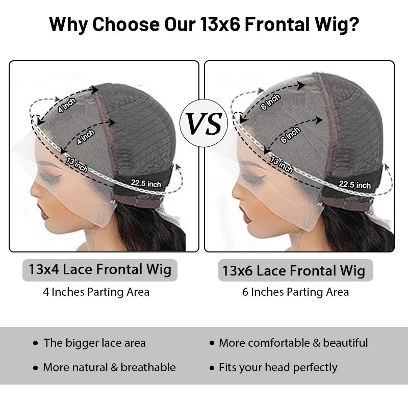 Dark Blue Color Body Wave 13x4 HD Lace Front Human Hair Wigs For Women ...