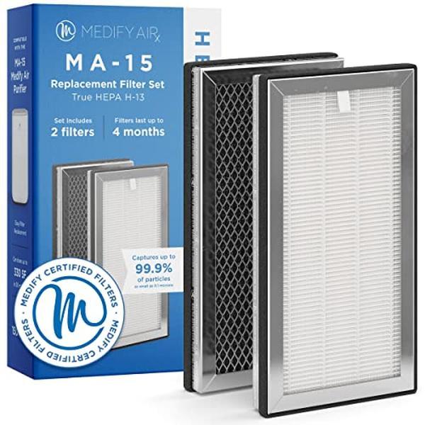 Medify MA-15 Genuine Replacement Filter Set for Allergens, Smoke ...