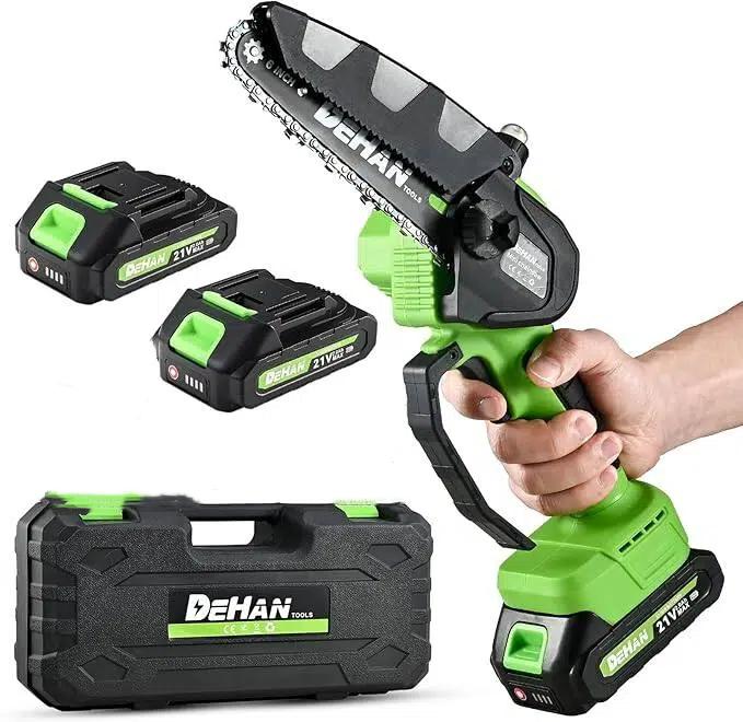 【6 Inch】Mini Chainsaw–Electric Battery Powered Chainsaw for Wood ...