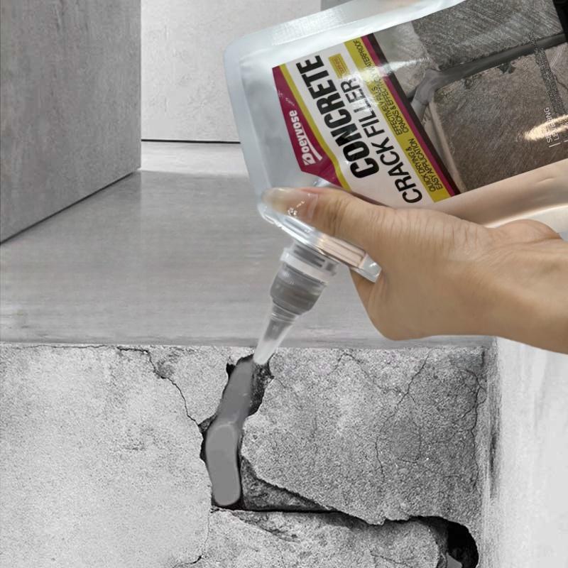 Doeyvose Waterproof Concrete Crack Filler for RV Use, Concrete Crack Filler, Crack Repair Agent ...