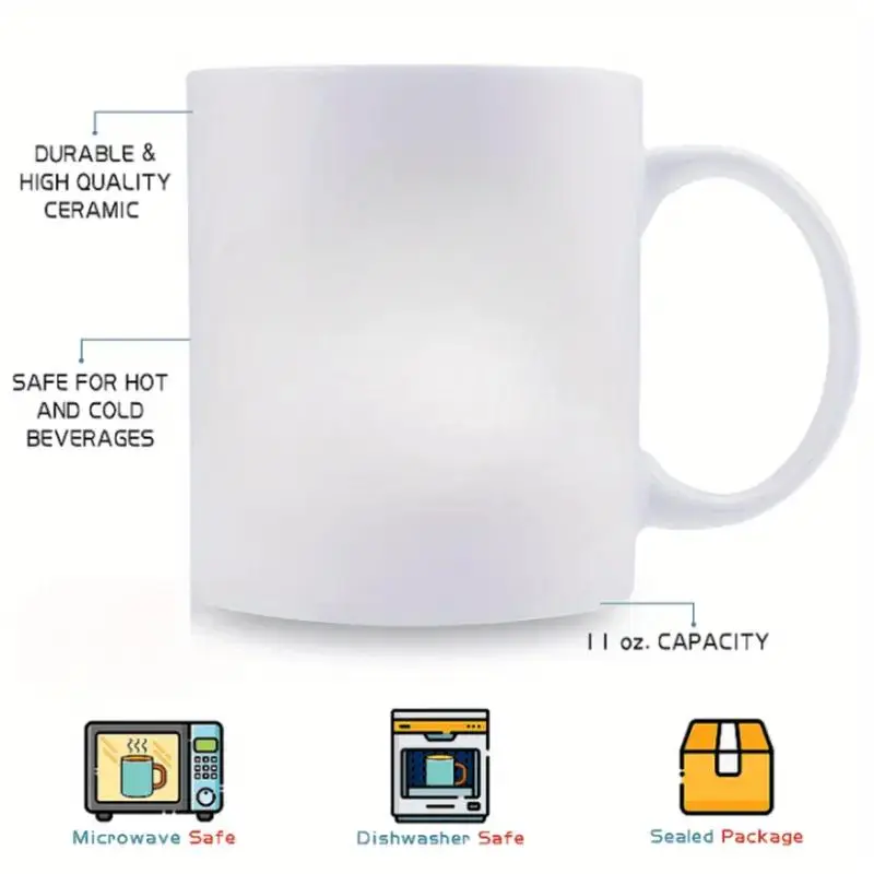 1pc Spanish "Un Padre Como Tu Es Un Regalo De Dios" Mug - White Ceramic ...