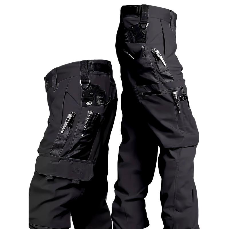 1 Piece Men's Multifunctional Pocket Cargo Pants, Outdoor Durable ...