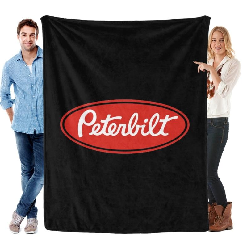 Peterbilt Throw Blanket for Bed,Soft Collage Blanket for Bedroom,Cute ...