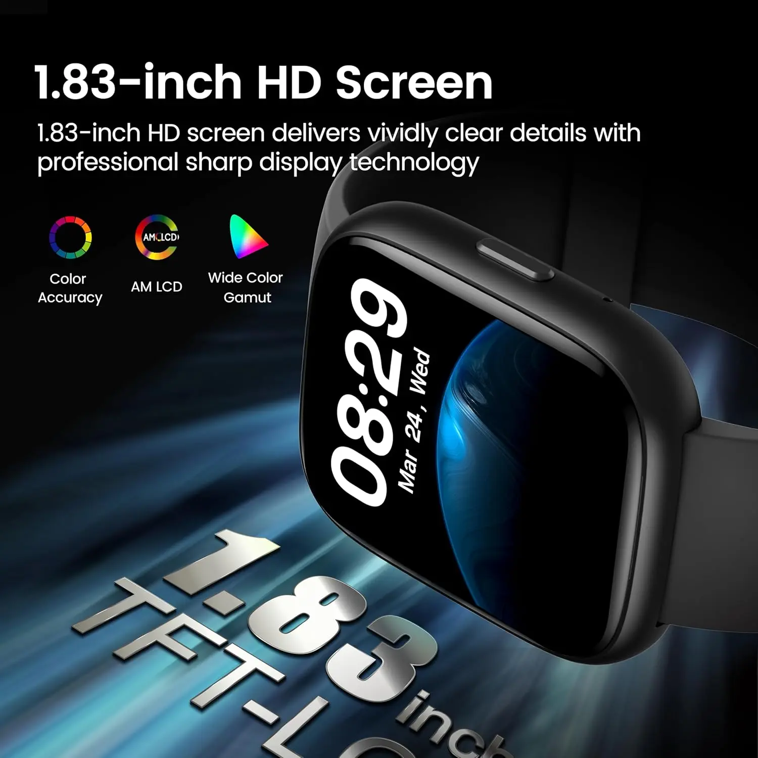Fashion Touch Screen Smart Watch with Answer/Make Calls/Message ...