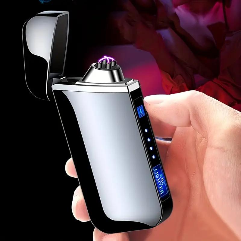 Electric Lighter, Dual Arc, Windproof, LED Battery Indicator, Automatic ...