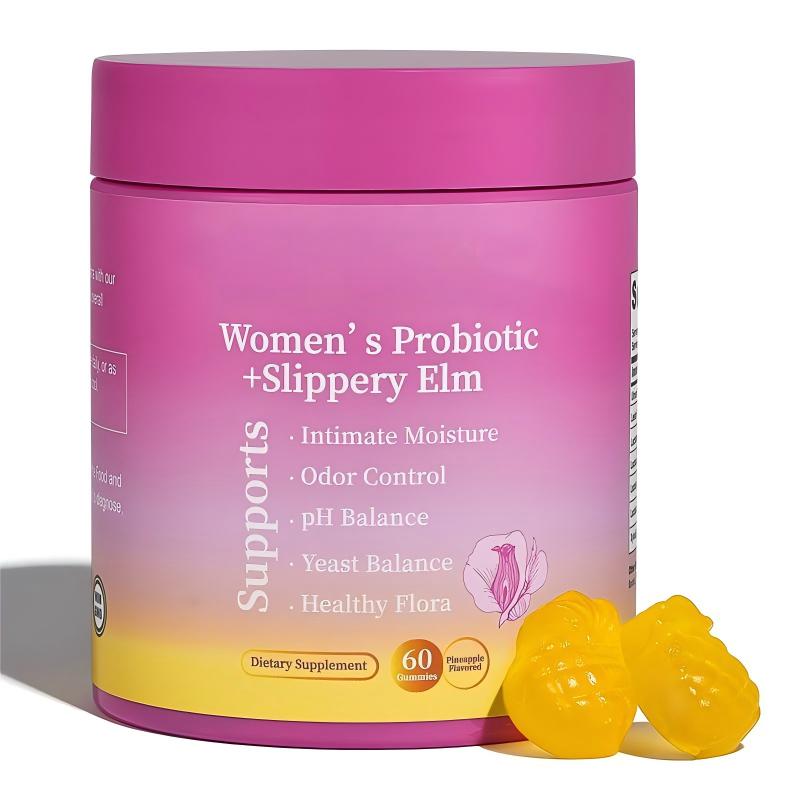 Her Juicy Women's Probiotic Gummies with Slippery Elm & Prebiotics for ...