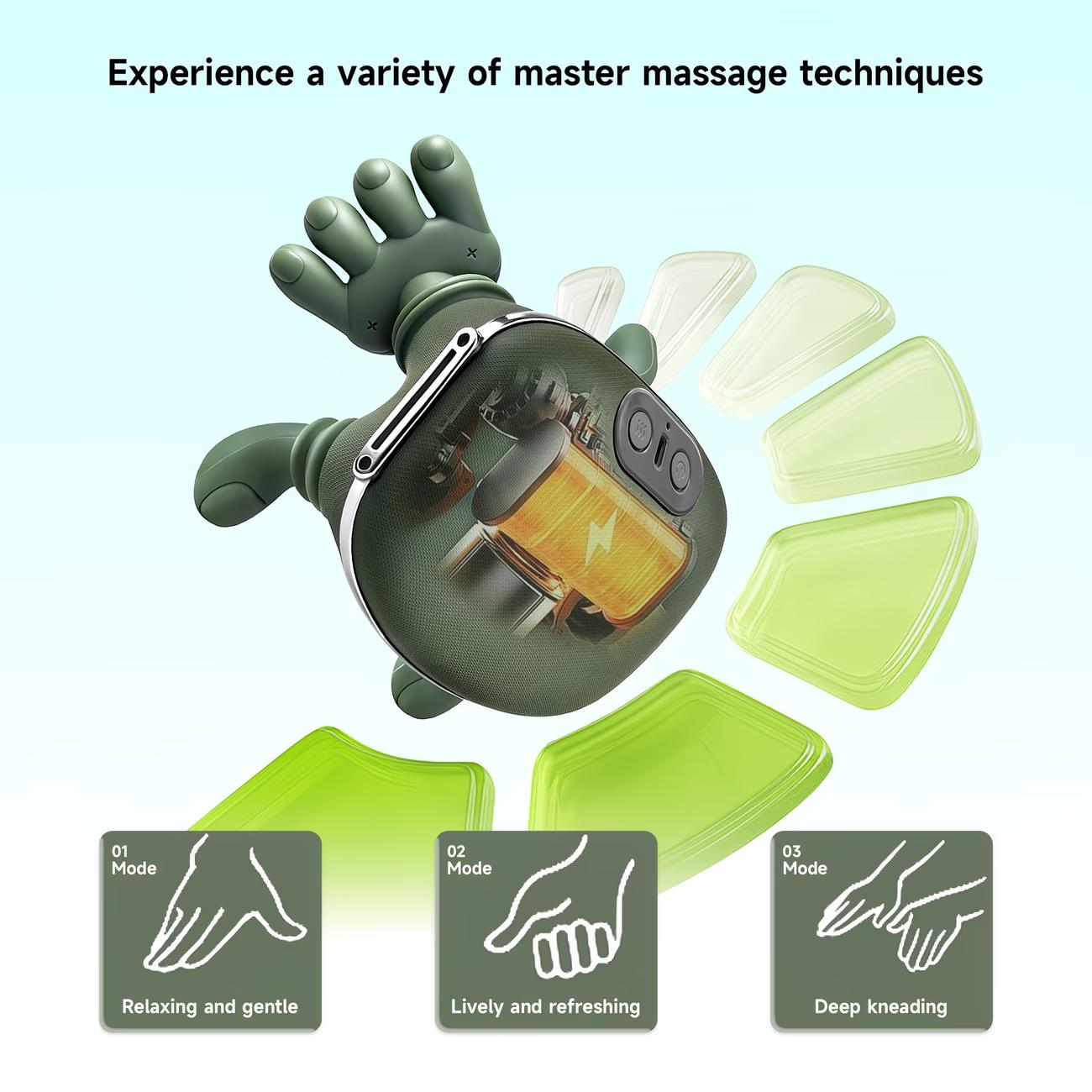 【Mother's Day Gift】Portable Electric Neck & Shoulder Massager, Cordless ...