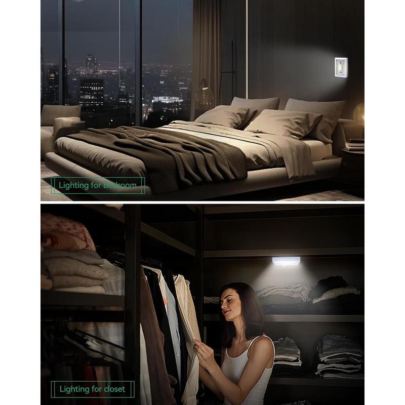Closet Light, Battery Operated Switch Light, Tap Light, Touch, Push ...