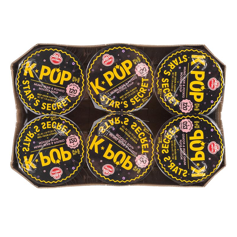 OTOKI K-POP Star’s Secret Cup Noodles Beef Udon Flavor, 120 Calories ...