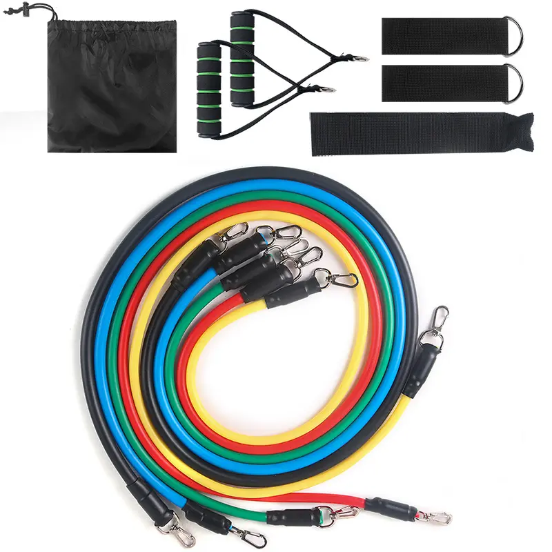 Pull Rope Elastic Rope Strength Training Set - TikTok Shop