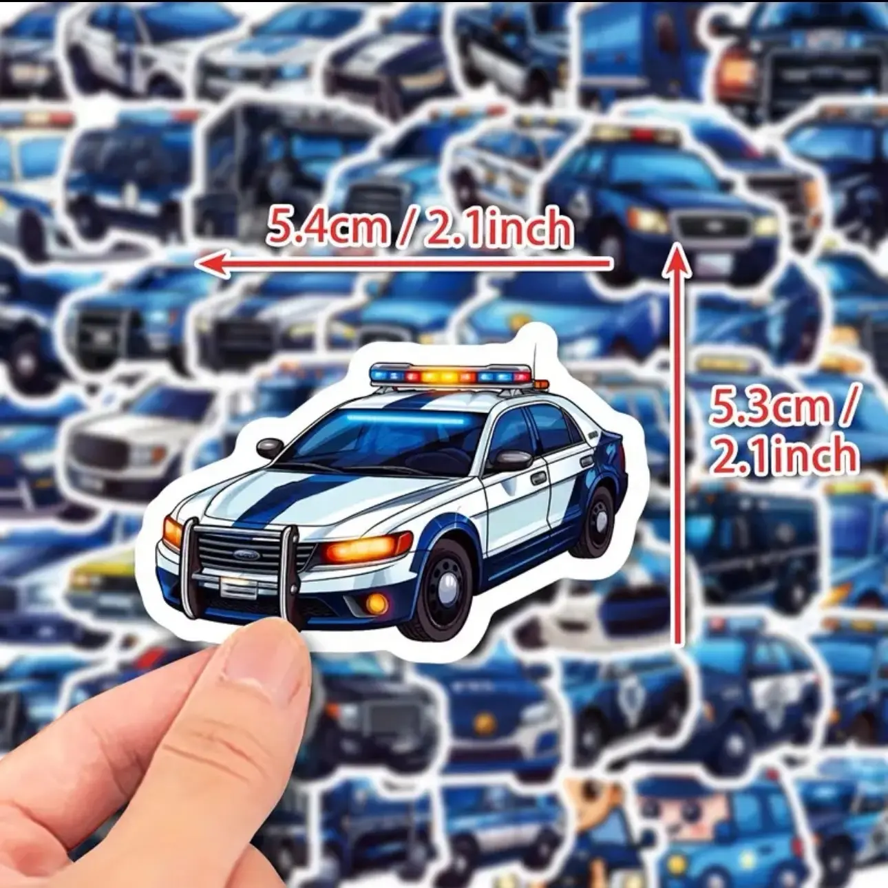 50PCS Police & Law Enforcement Car Stickers Waterproof Decals - TikTok Shop