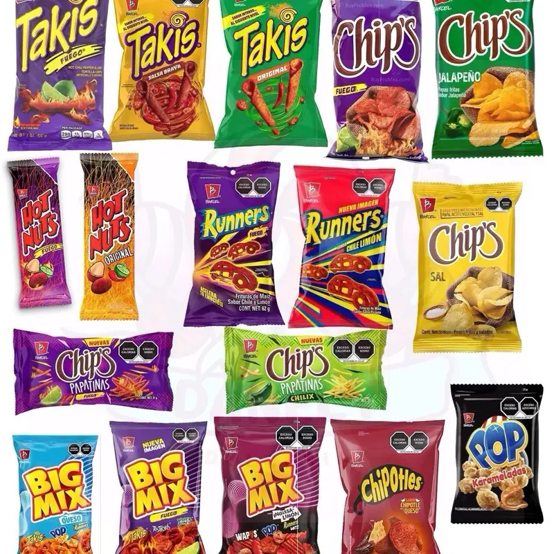 Barcel Variety Pack 17pz - Chips Variety Pack -Assorted Flavored ...