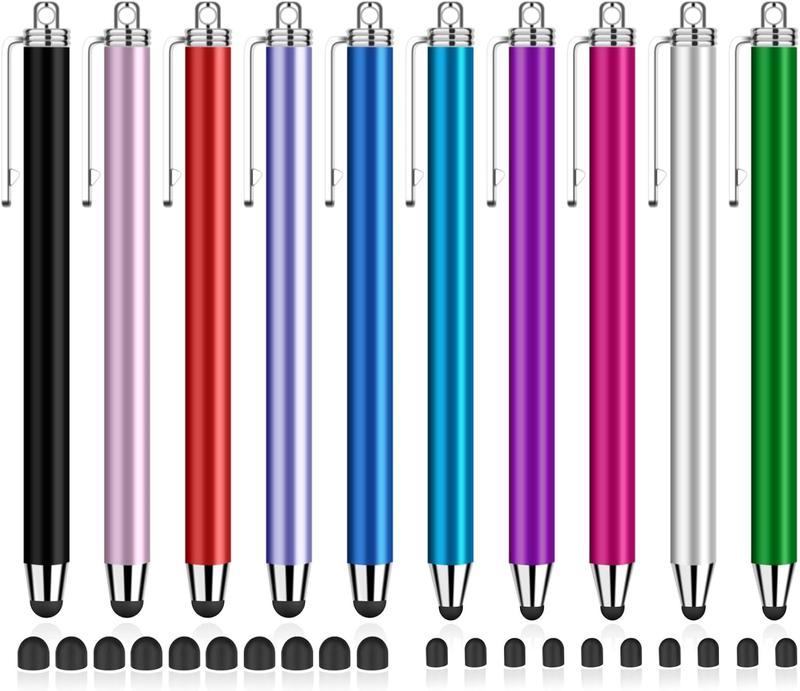 Stylus Pens for Touch Screens, 10 Pack 0.24"+0.36" High Sensitivity ...