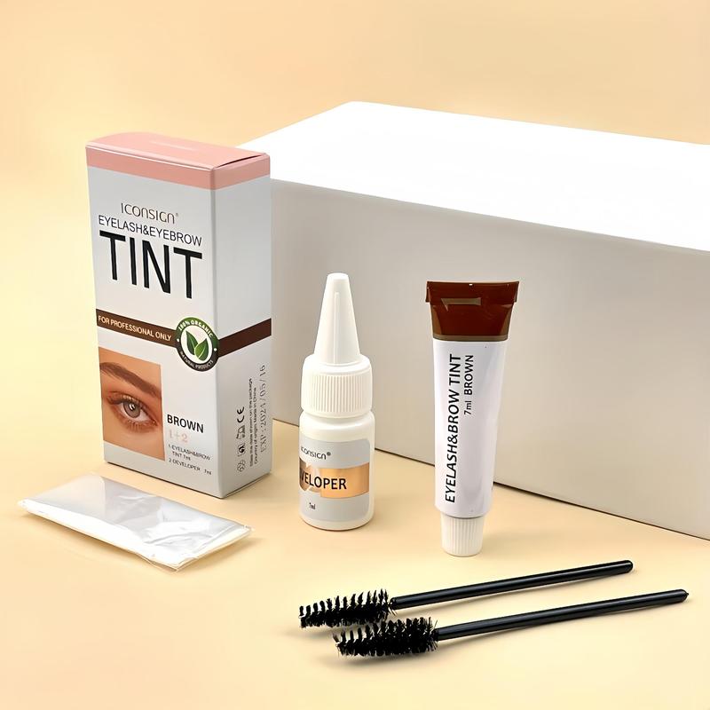 Eyelash & Eyebrow Tinting Color Kit, Tinted Brow Gel, Long-Lasting ...