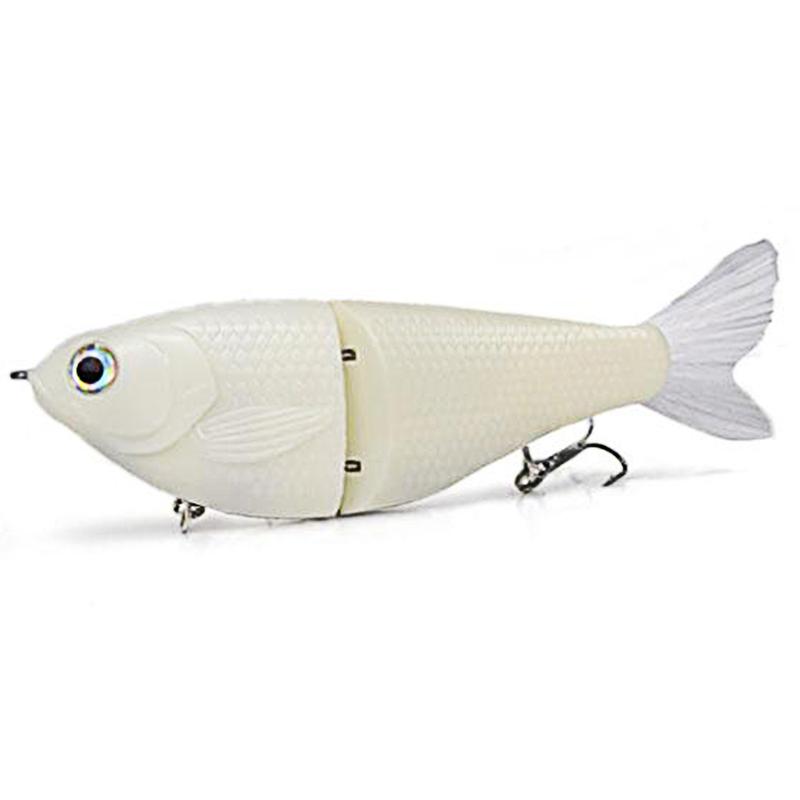 Artificial Fishing Lure, Durable Big Belly Glide Bait with Fur Tail ...