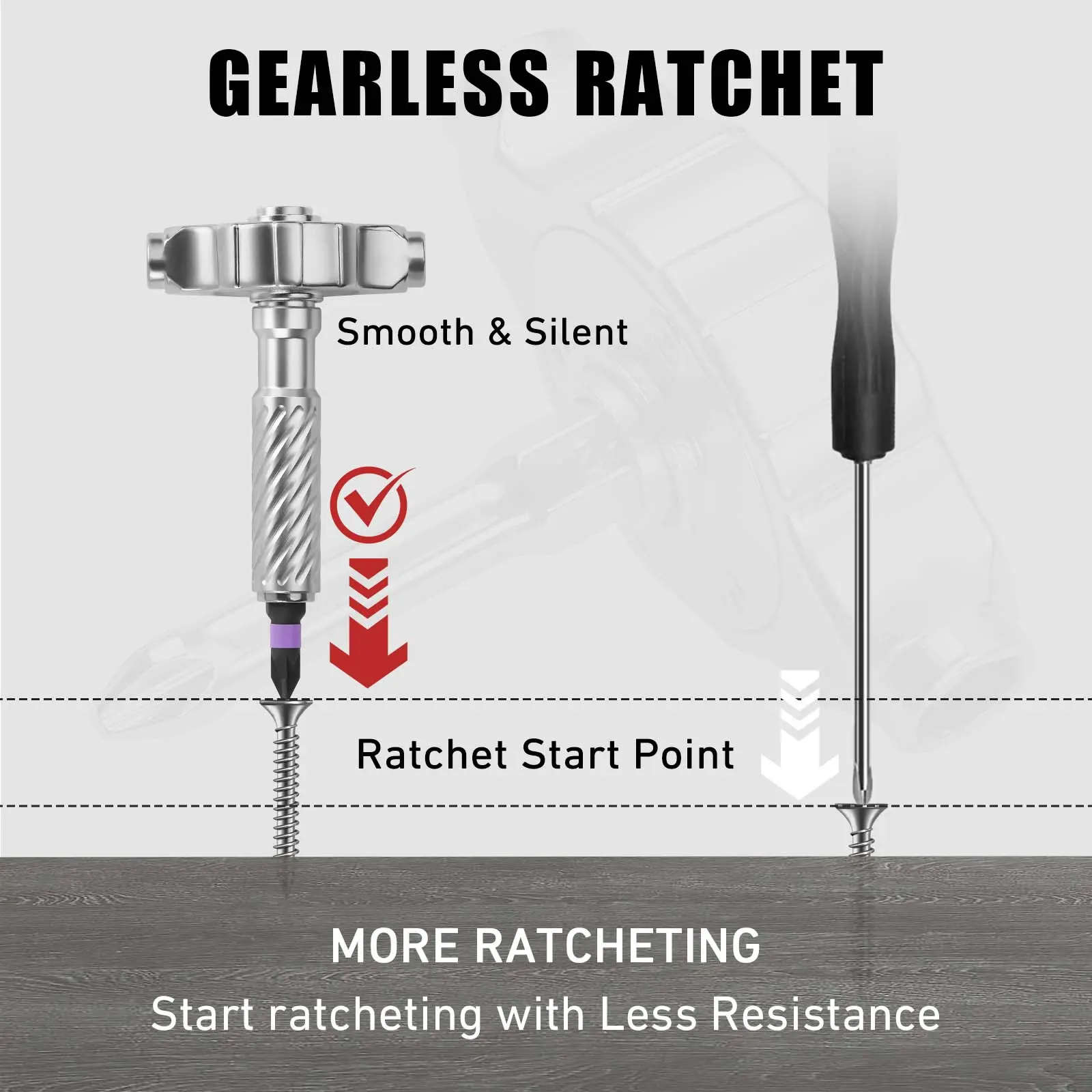 Premium 66-in-1 Magnetic Ratchet Screwdriver Set with Detachable T ...
