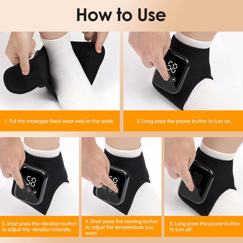Vita Feet Relief Ankle Heating Pad with Vibration – Foot & Leg ...