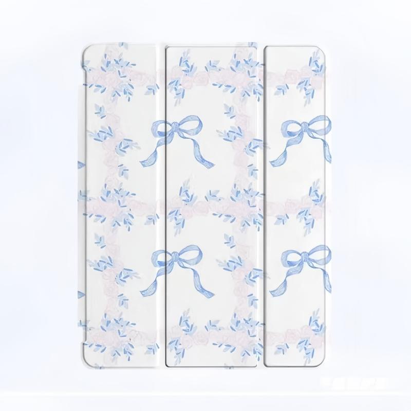 Floral Bow Pattern Tablet Case, Soft Tablet Protective Cover, Tablet ...