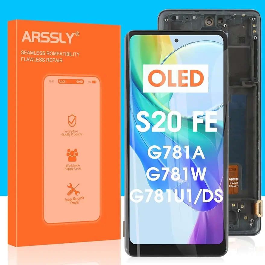 OLED for Samsung Galaxy S20 FE 5G Screen Replacement kit, LCD Display ...