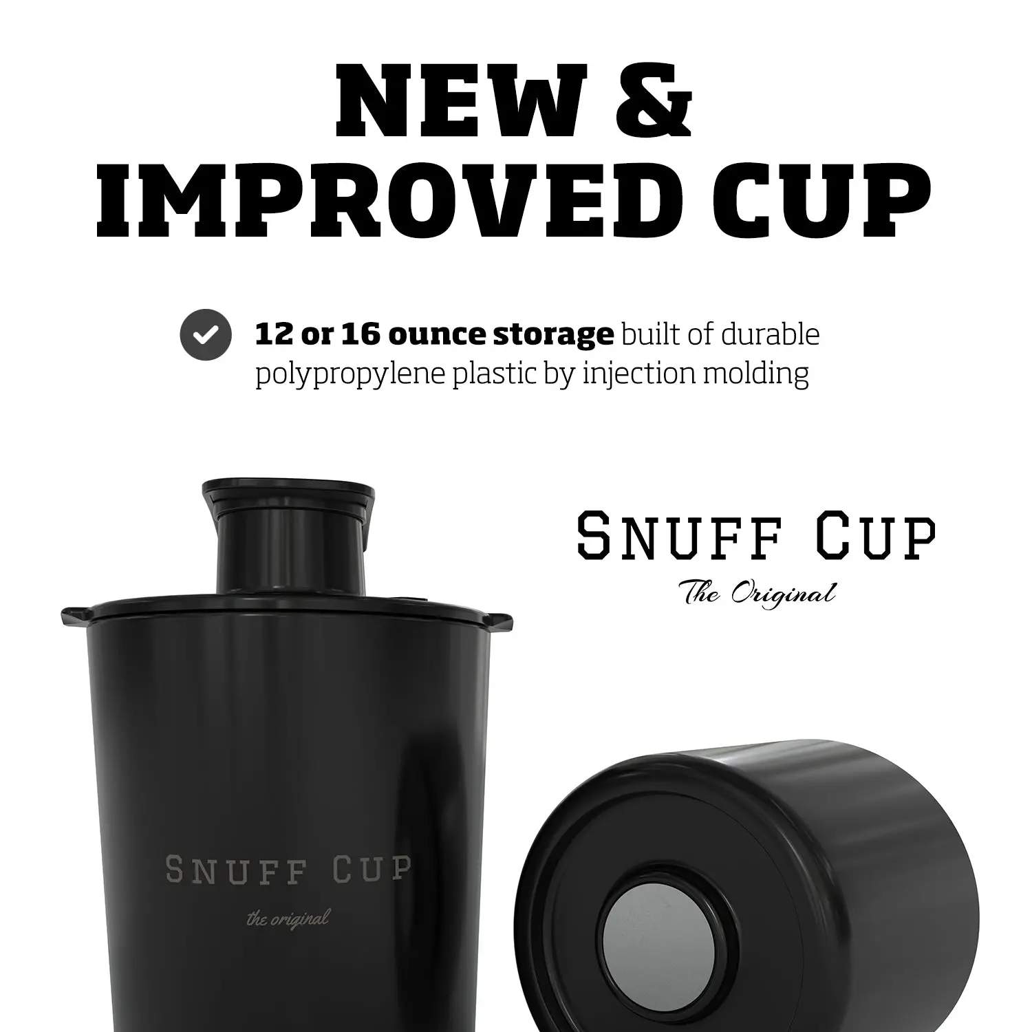 The Snuff Cup Pro™ Spit Cup with Hidden Can Storage - TikTok Shop