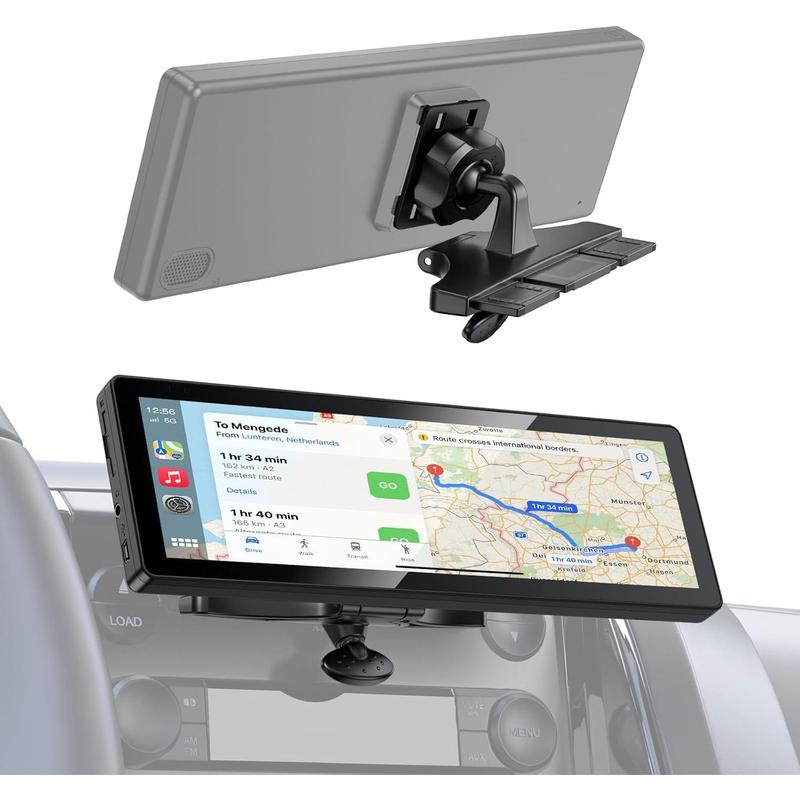 CD Slot Mount for CarPlay Screen 360 ° Rotation Tool-Free Installation ...