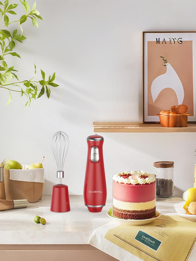 CKEMU 4-in-1 Hand Blender High Power Electric Immersion Stick Mixer ...