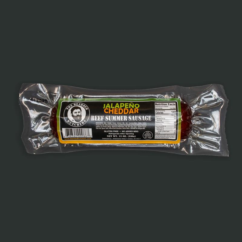 Bearded Butcher Jalapeno Cheddar Summer Sausage 12oz - TikTok Shop