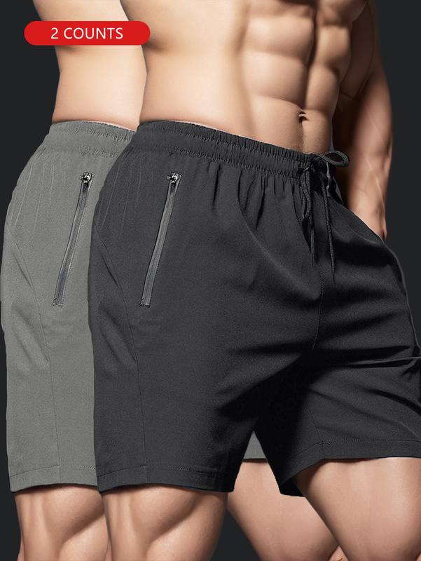 2pcs Men's Quick-Dry shorts Pockets Ice Cool Instant Cooling Fabric ...