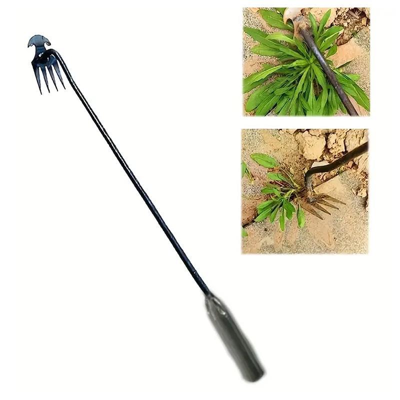 Manual Root Puller, Manual Manganese Steel Weeding Tool with 4 Teeth ...