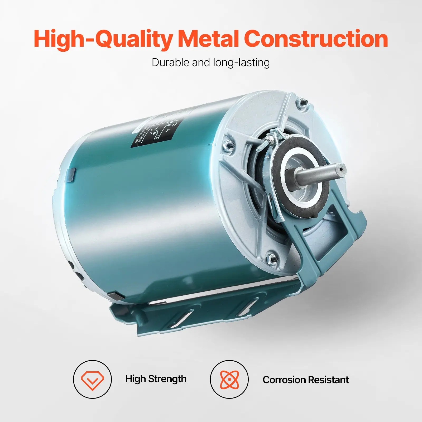 fathersdaygift VEVOR 1/4HP Furnace Blower Motor 1725RPM, 115V 5.2A Belt ...
