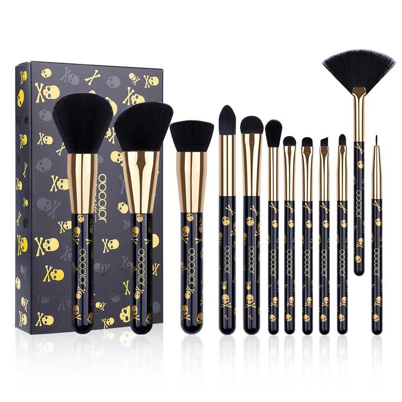 Docolor Makeup Brush Set Professional 12Pcs Goth Makeup Brushes ...
