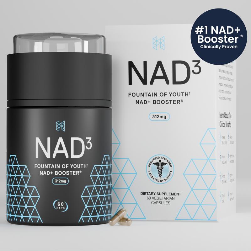 HPN NAD3 - NAD+ Booster - Longevity & Cellular Health - 60 Capsules | 1 ...
