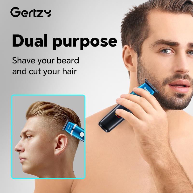 GERTZY Professional Men's Grooming Set, LCD Battery Display Hair ...