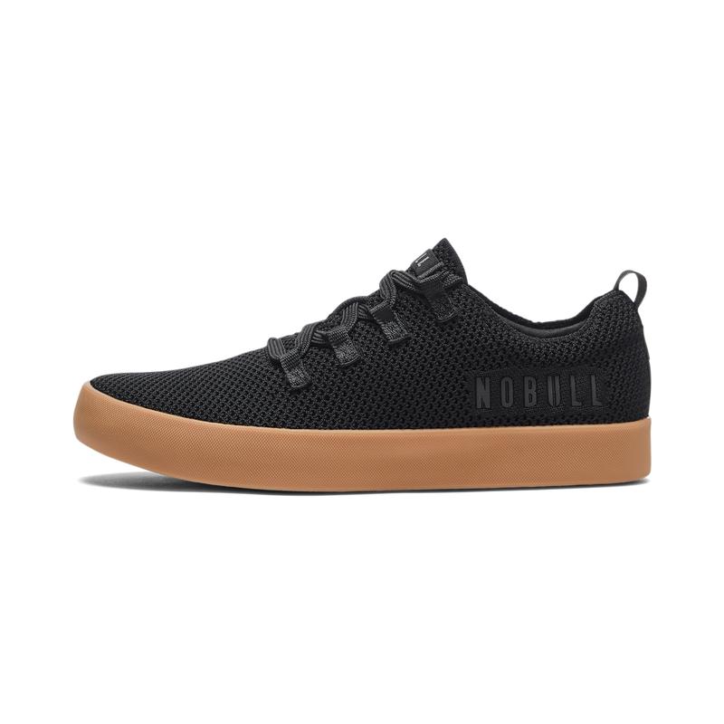 NOBULL Men's Recs Knit Shoe in Black Gum - Casual Sneaker, Training ...
