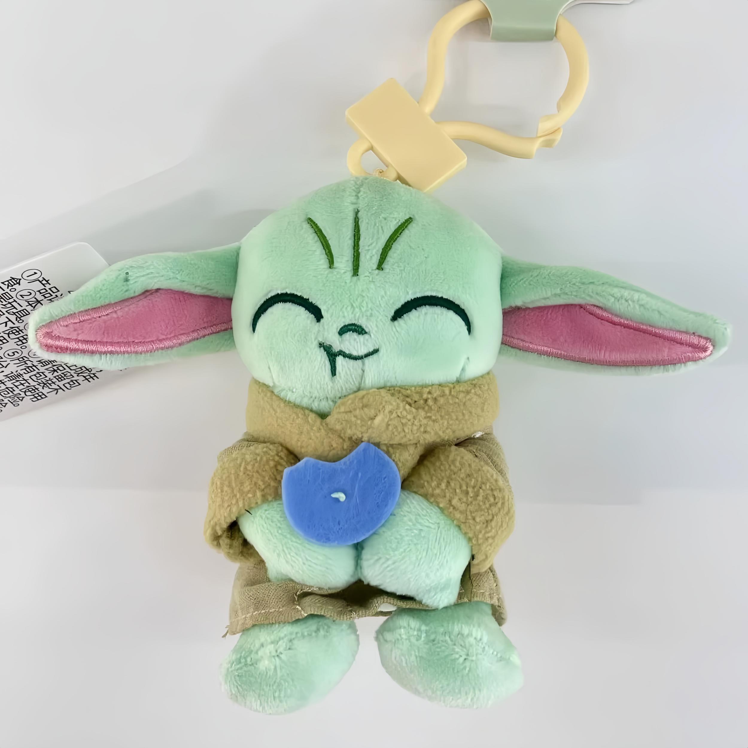 MINISO Star Wars Mandalorian Grogu Plush Keychain Collection, Cute Baby ...