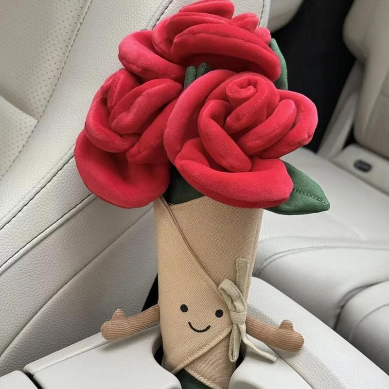 Amuseables Rose Bouquet , Romantic Plush Rose Bouquet Adorable Rose ...