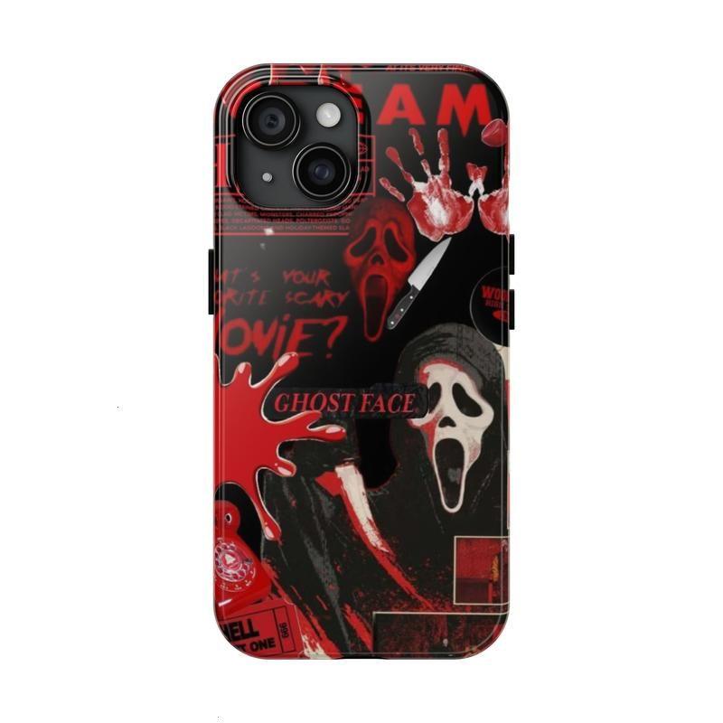 Scream Horror iPhone Case | Ghostface Slasher Phone Cover | Spooky ...