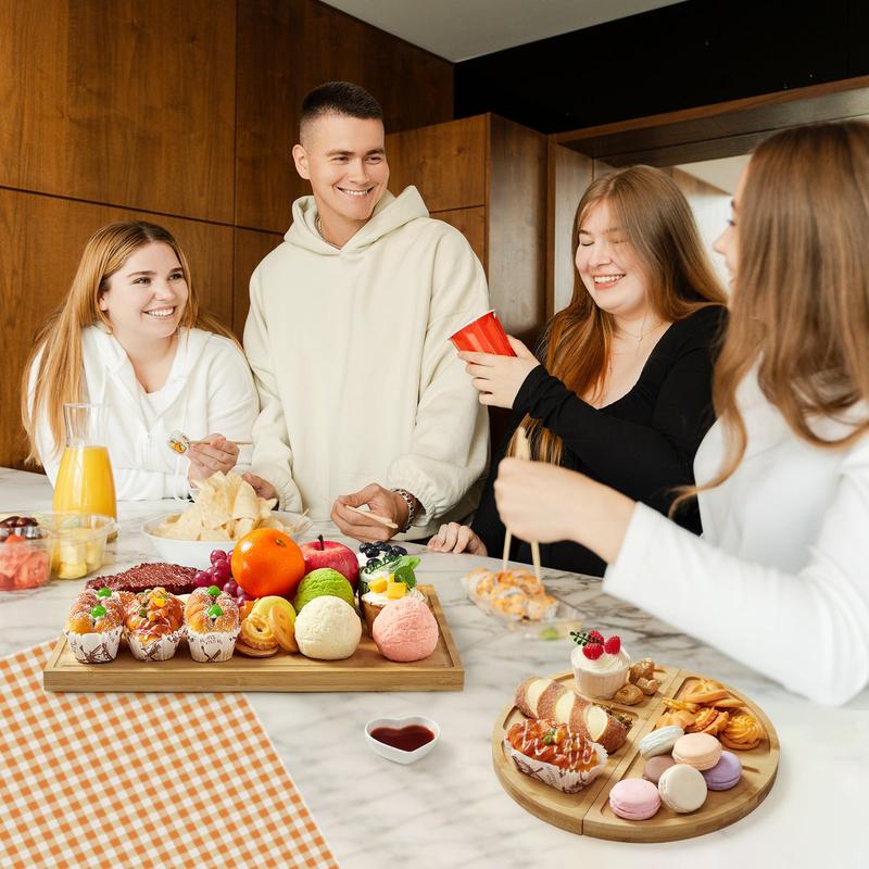 【Christmas Deal】GARVEE 3 Piece Magnetic Bamboo Cheese Board Set, Large ...