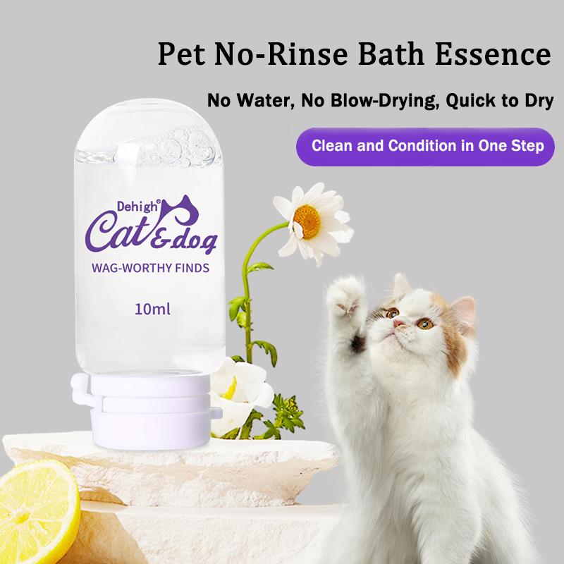 Pet Care No-Rinse Bath Essence for Cats – Plant-Based, Safe - TikTok Shop