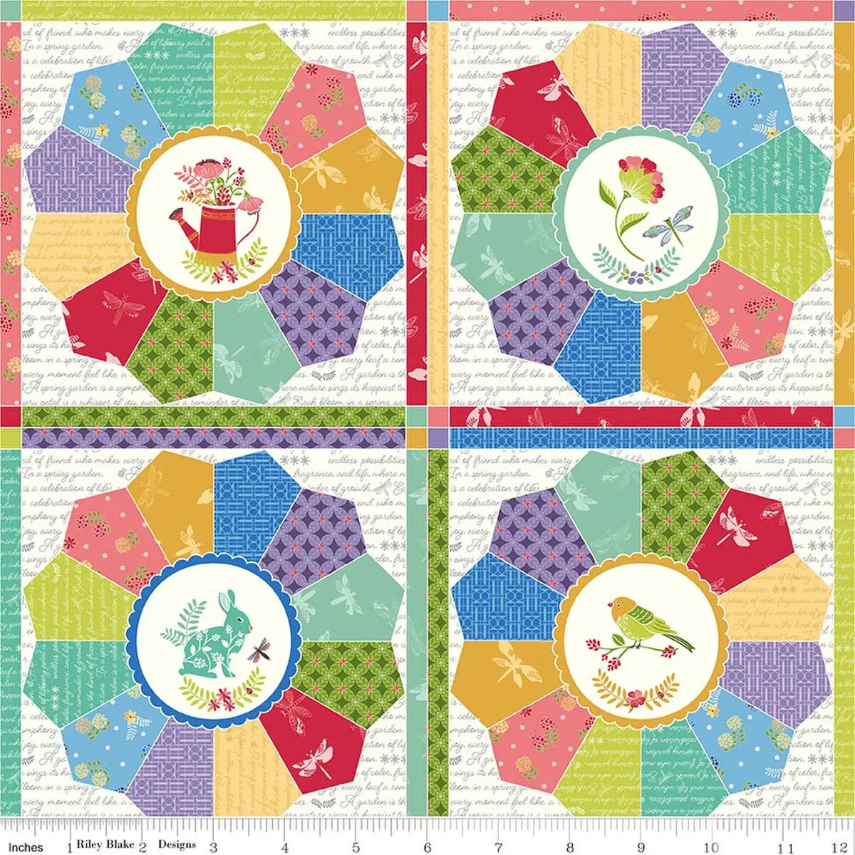 Riley Blake | Awakening | Cheater Print | Multi | C17108 - TikTok Shop
