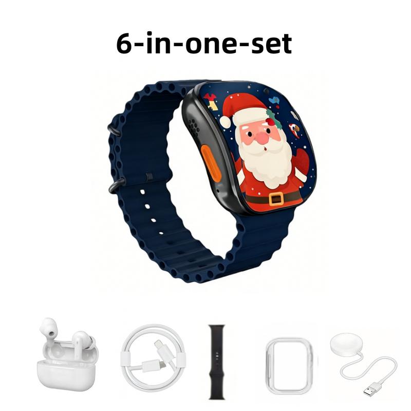 X90 Upgraded Compact Smartwatch Bundle with Bluetooth Headphones, Watch ...