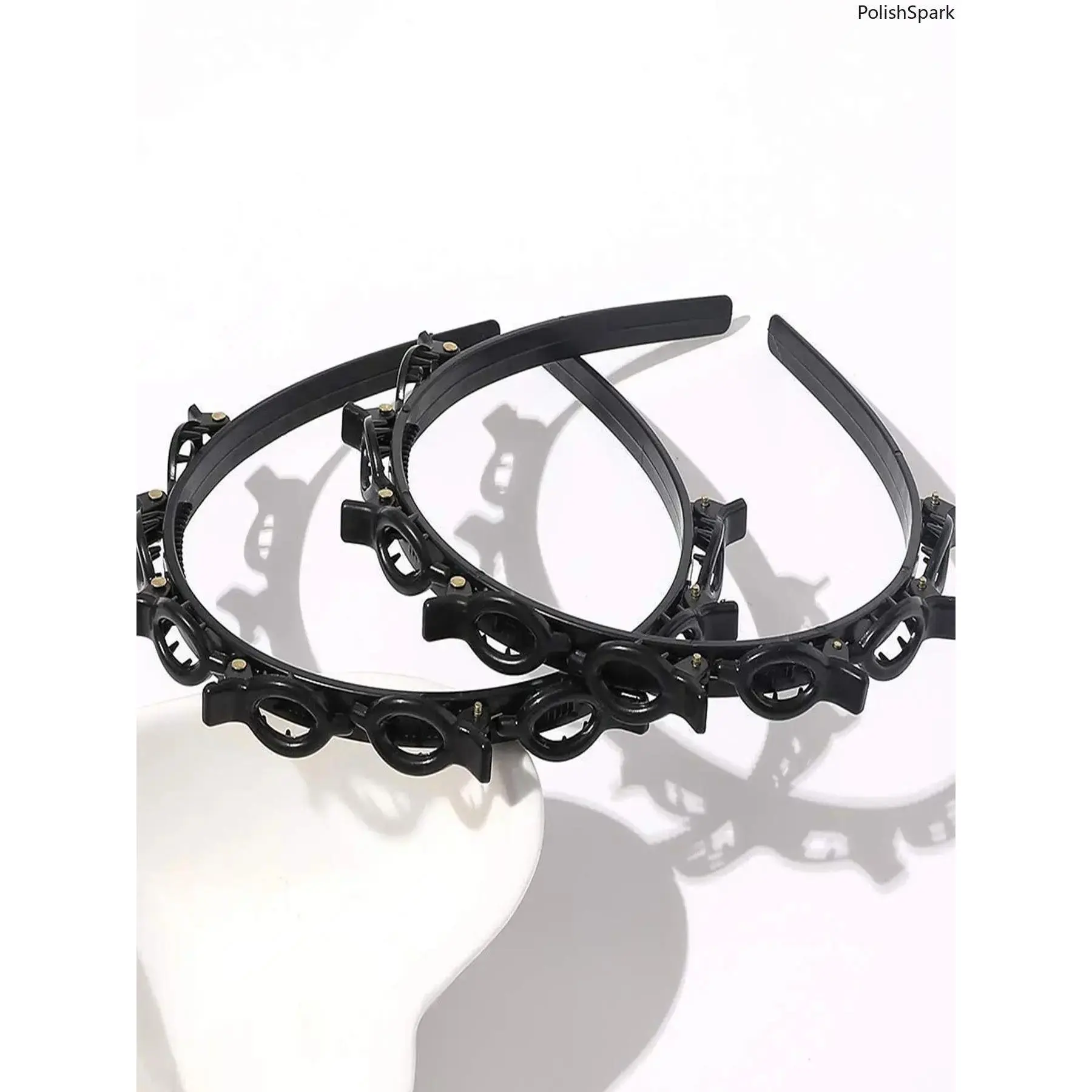 2Pcs Braided Double Layer Twist Hair Hoop Headband - TikTok Shop