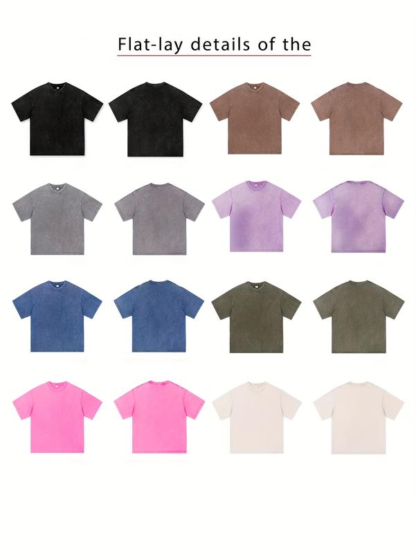 Men's Heavyweight 230gsm 100% Cotton Vintage Yin-Yang Taiji Martial ...