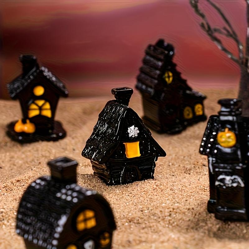 6-Piece Halloween Mini Haunted House Furniture Set - Resin Horror ...