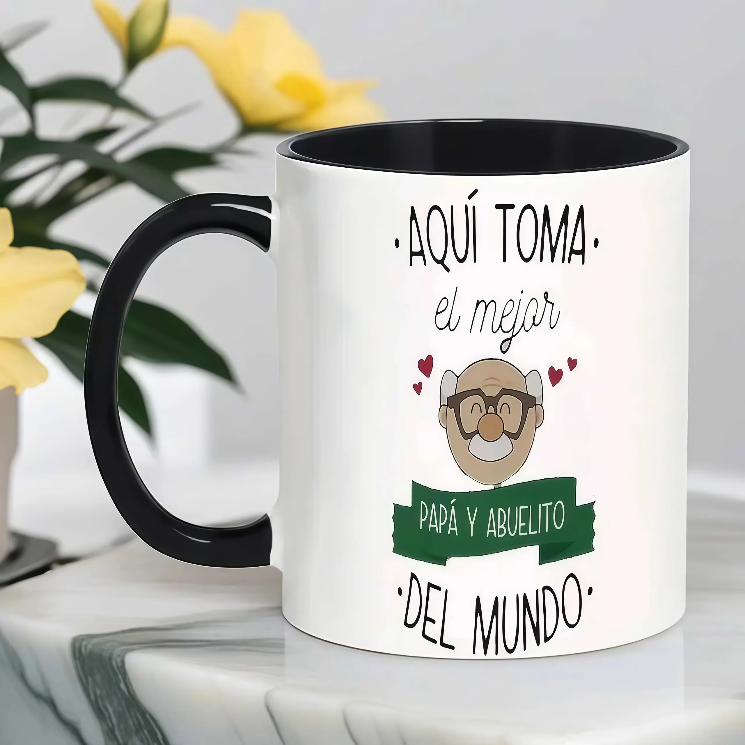 11oz 15oz Coffee Mug with Inspirational Spanish Quote "Best Dad ...