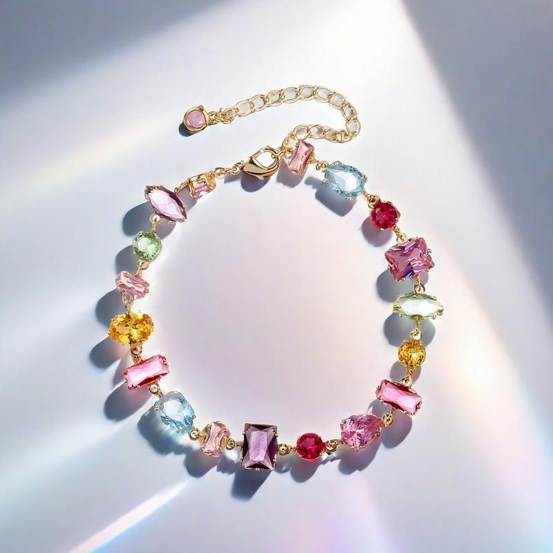 Dopamine Candy Bracelet for Women - 18K Gold Plated Mood Boosting ...