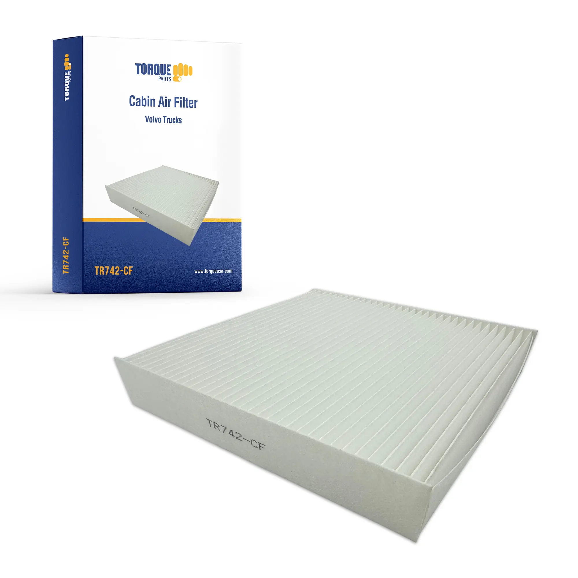 TORQUE PA4681 Cabin Air Filter Compatible with Volvo VNL 300, 400, 740 ...