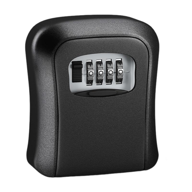 Key Lock Box with 4-Digit Combination, Large Outdoor Indoor Storage ...