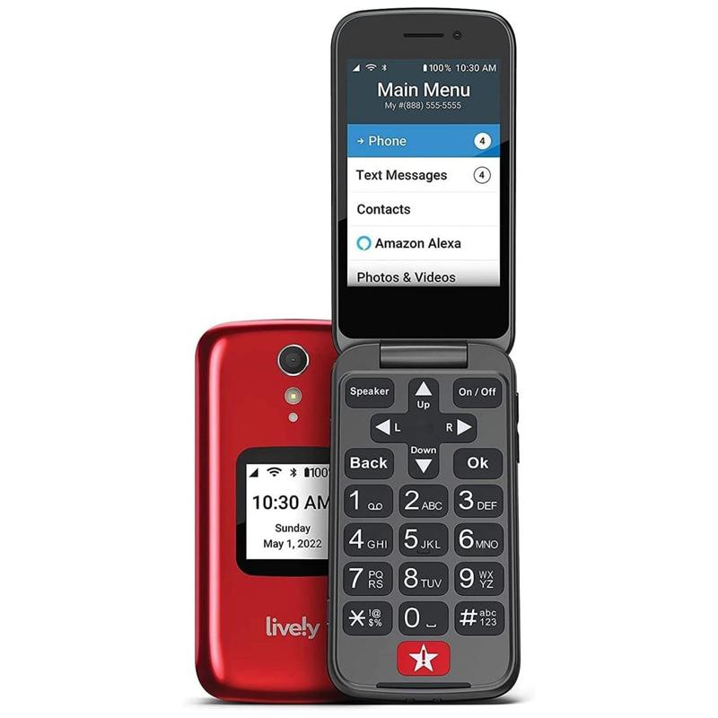 Lively Jitterbug Phones Flip2 - Flip Cell Phone for Seniors